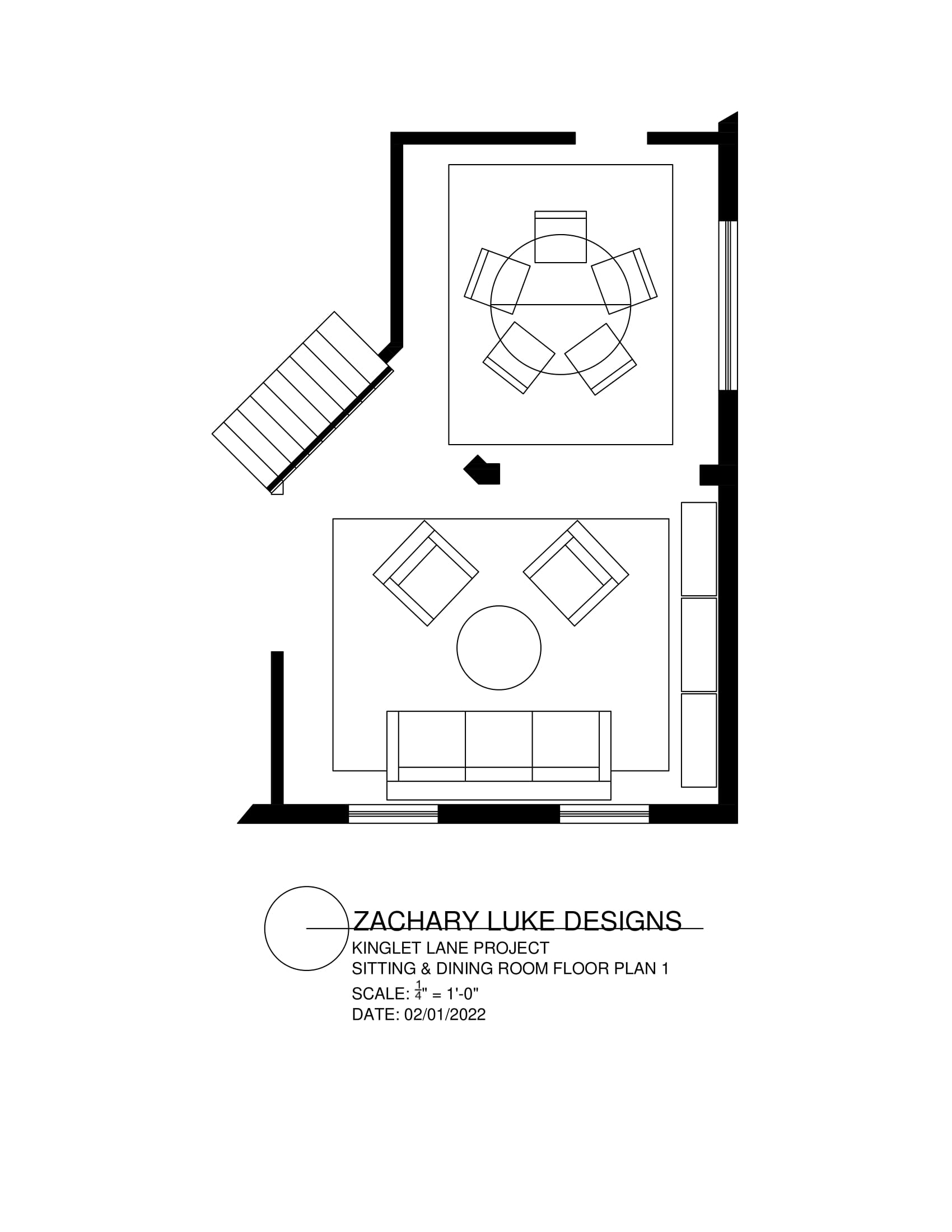 AutoCAD Drawings Gallery | Zachary Luke Designs in Charlotte, NC