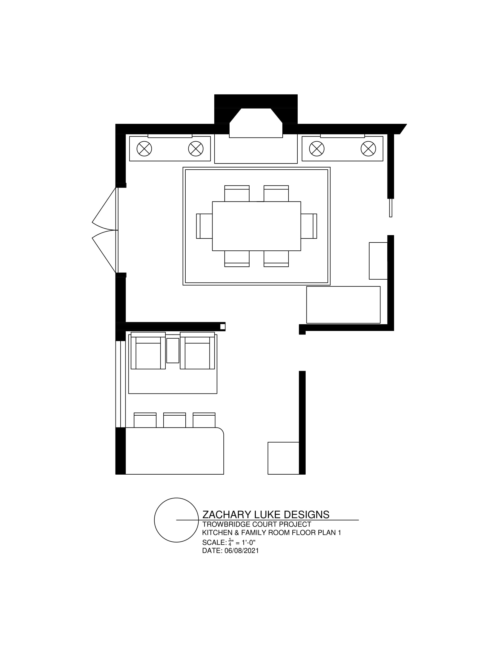 AutoCAD Drawings Gallery | Zachary Luke Designs in Charlotte, NC