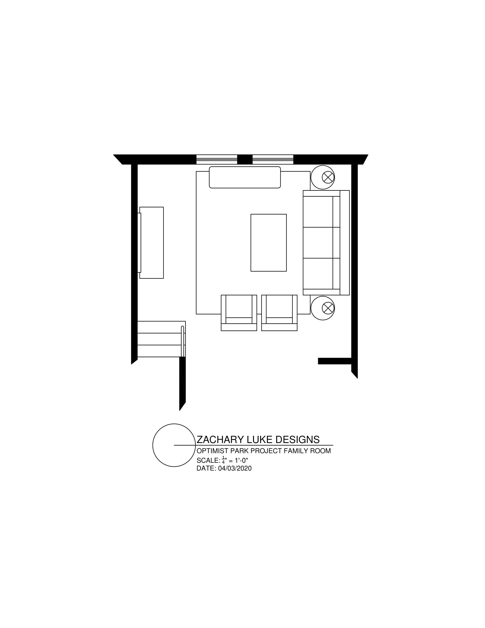 AutoCAD Drawings Gallery | Zachary Luke Designs in Charlotte, NC
