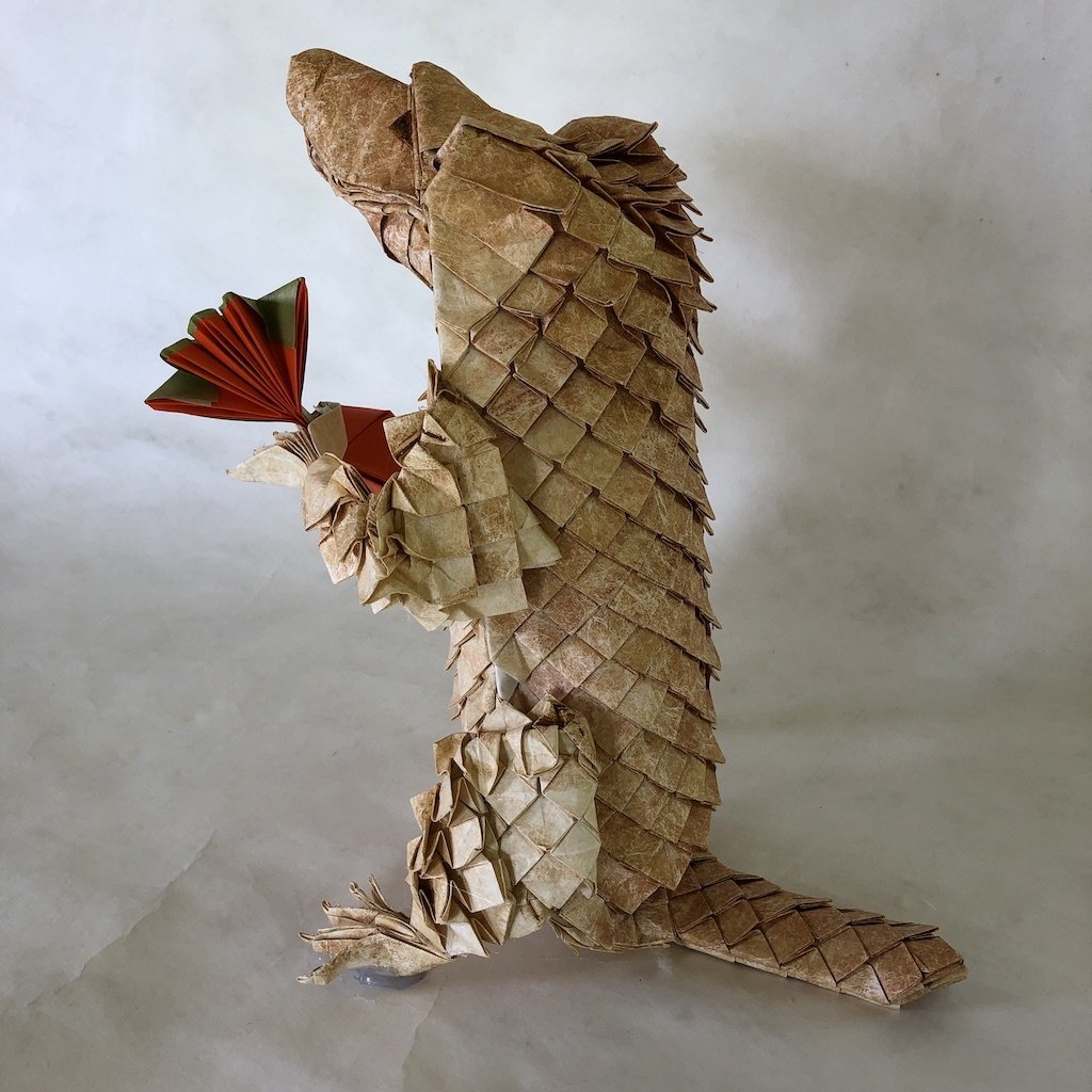 Origami Dog Hawaii | Groundhog Sculpture | Shannon Nakaya