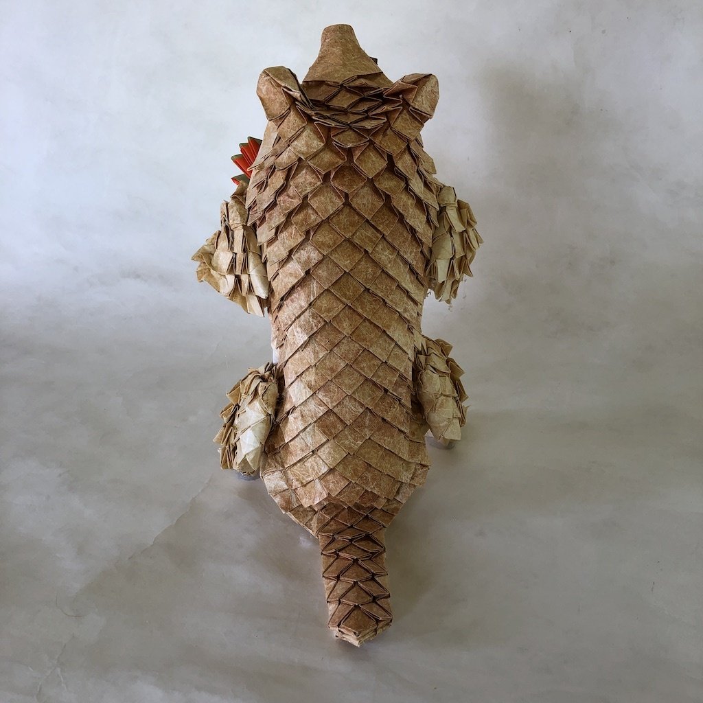 Origami Dog Hawaii | Groundhog Sculpture | Shannon Nakaya