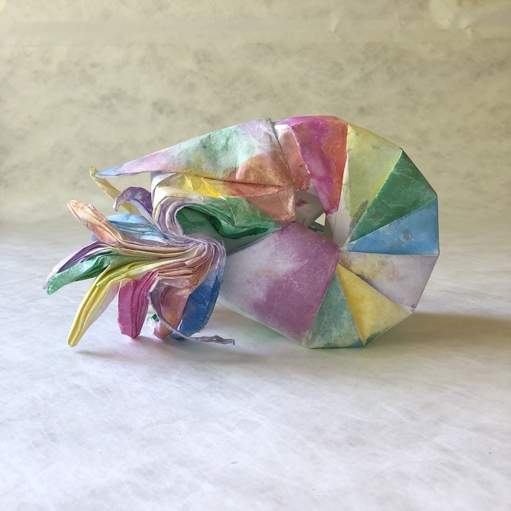 Origami Dog Hawaii | Nautilus Sculpture