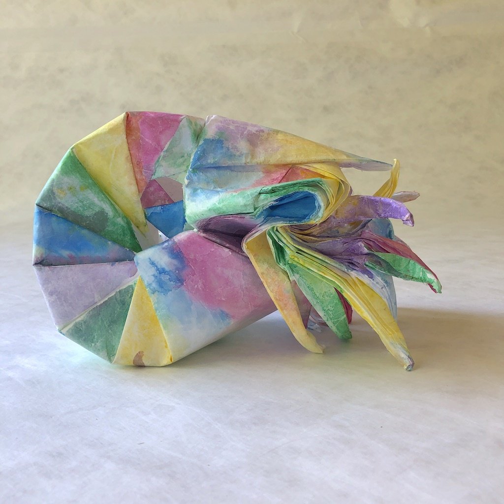 Origami Dog Hawaii | Nautilus Sculpture