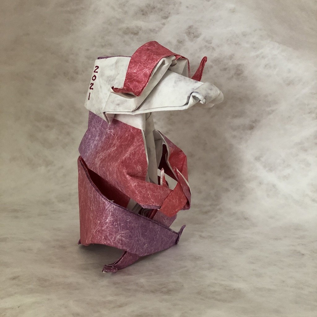 Meditating Ox - Origami Dog Hawaii | Shannon Nakaya