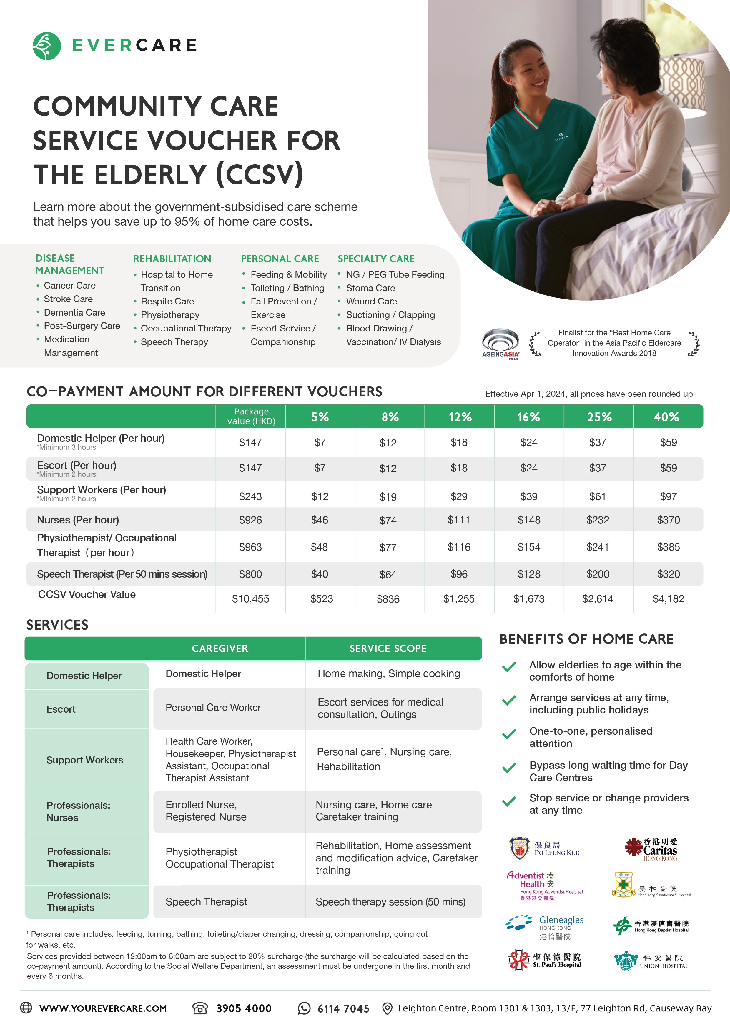 Evercare - CCSV | Community Care Service Voucher for Elderlies | Home ...