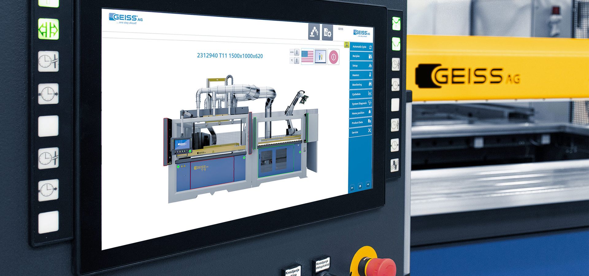 Geiss T11 System | Heating Control, Robot Integration