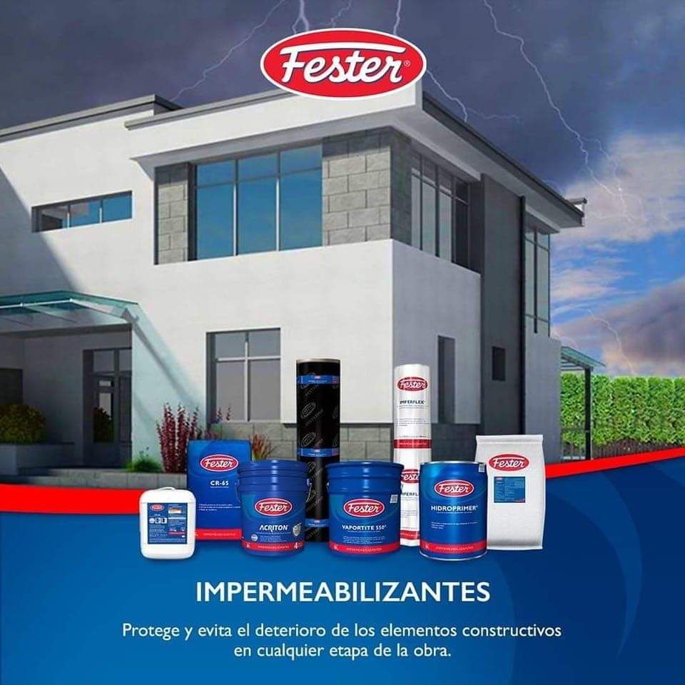 Venta y aplicación de impermeabilizantes Fester en Estado de México