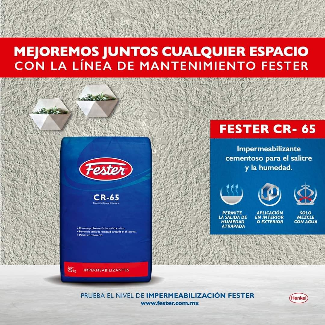 Venta y aplicación de impermeabilizantes Fester en Estado de México
