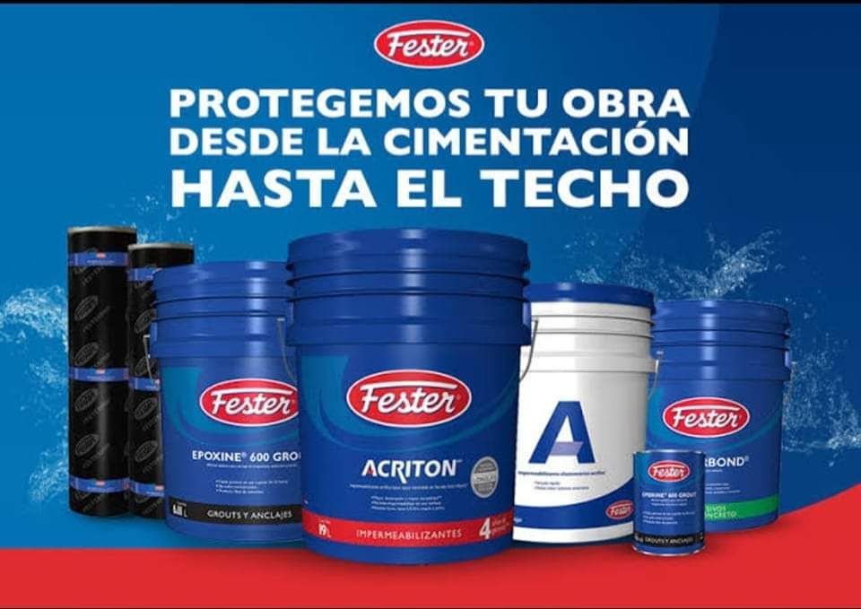 Venta y aplicación de impermeabilizantes Fester en Estado de México