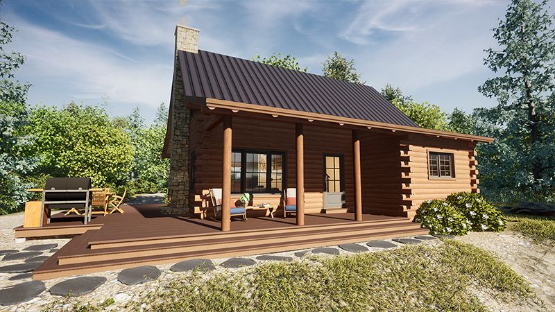 Custom Log Home Floor Plans & Designs | C.M. Allaire