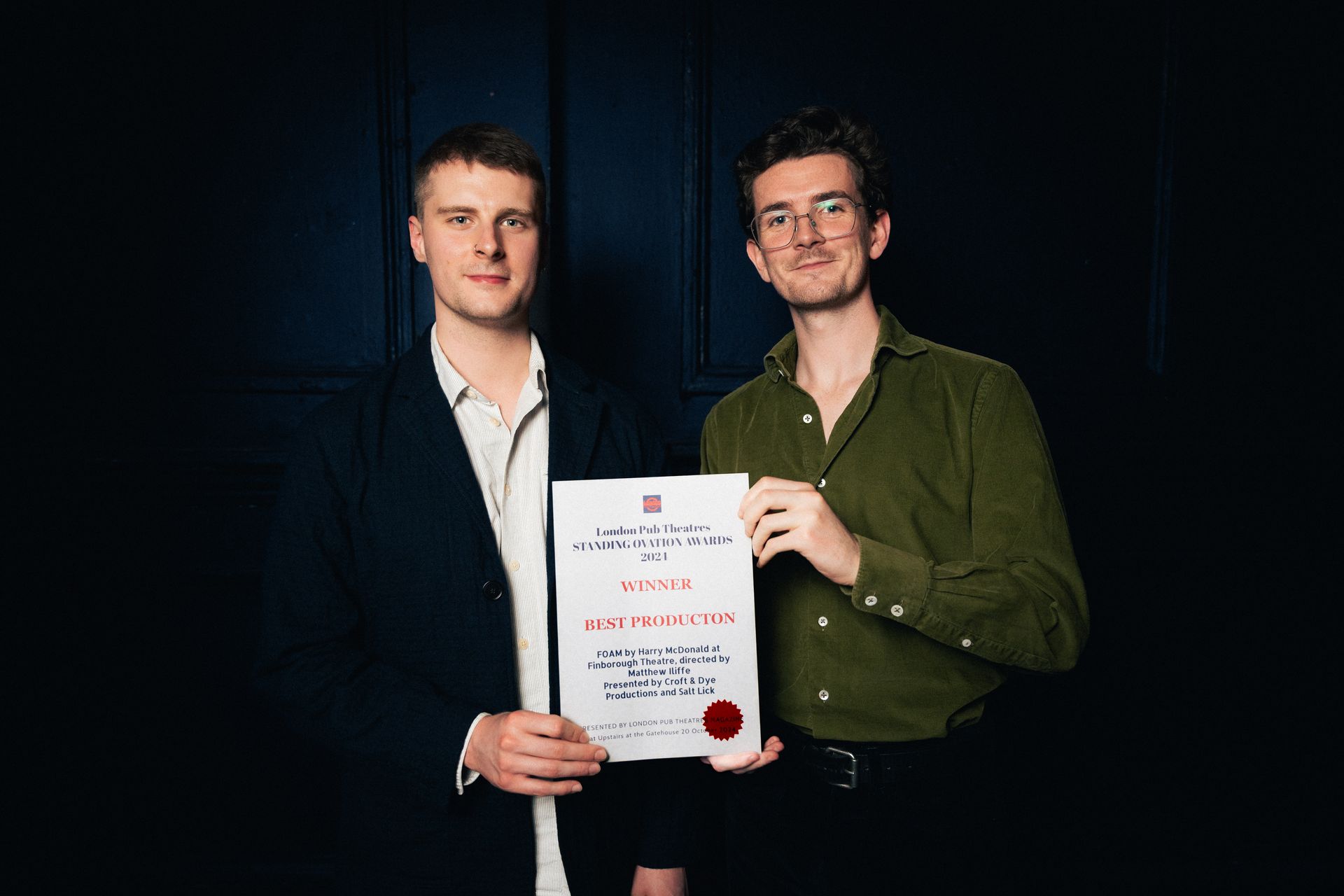 Finalists are announced for Standing Ovation Award 2024