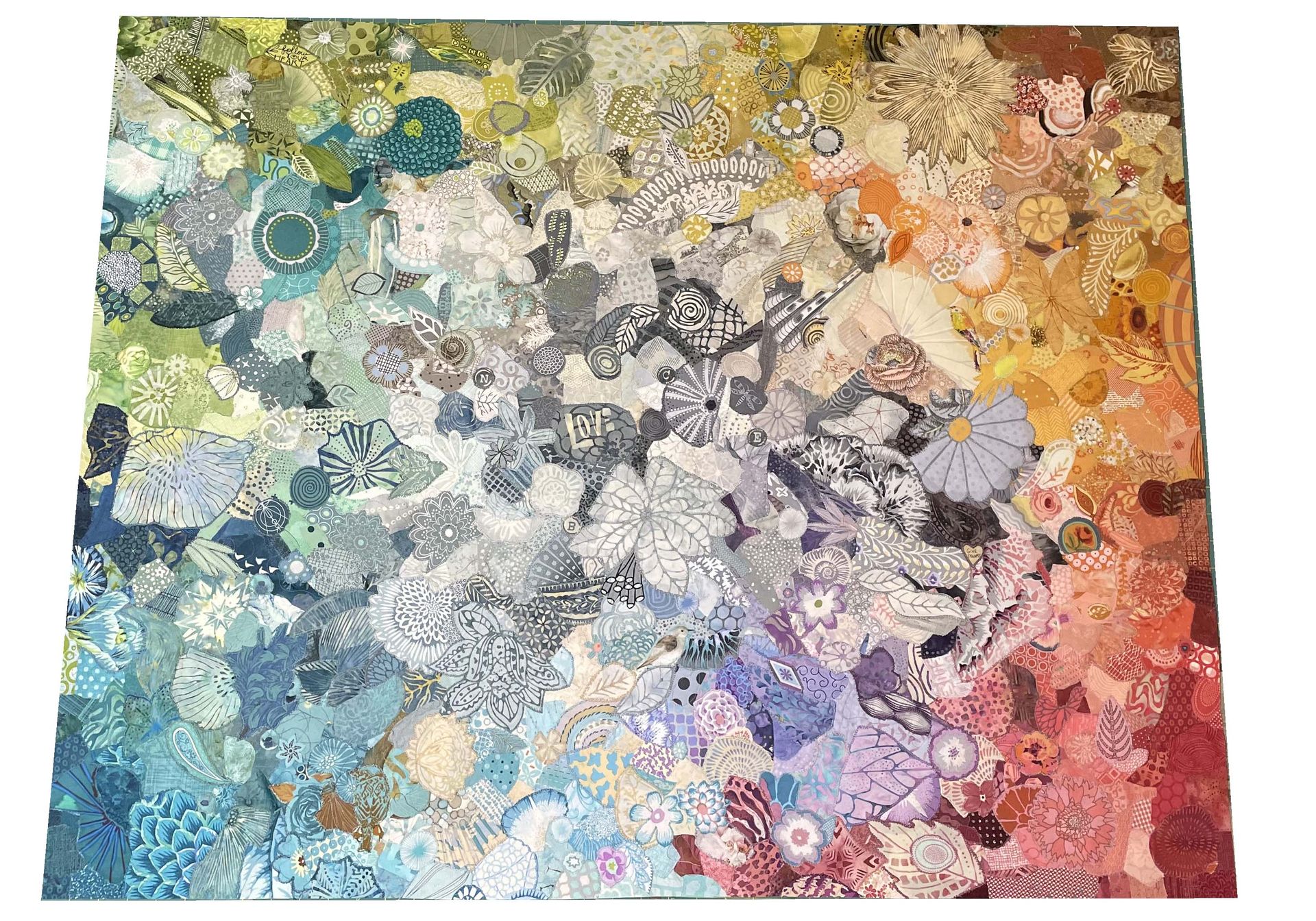 Collage Quilt Gallery Studio Carly Mul Quilt Making