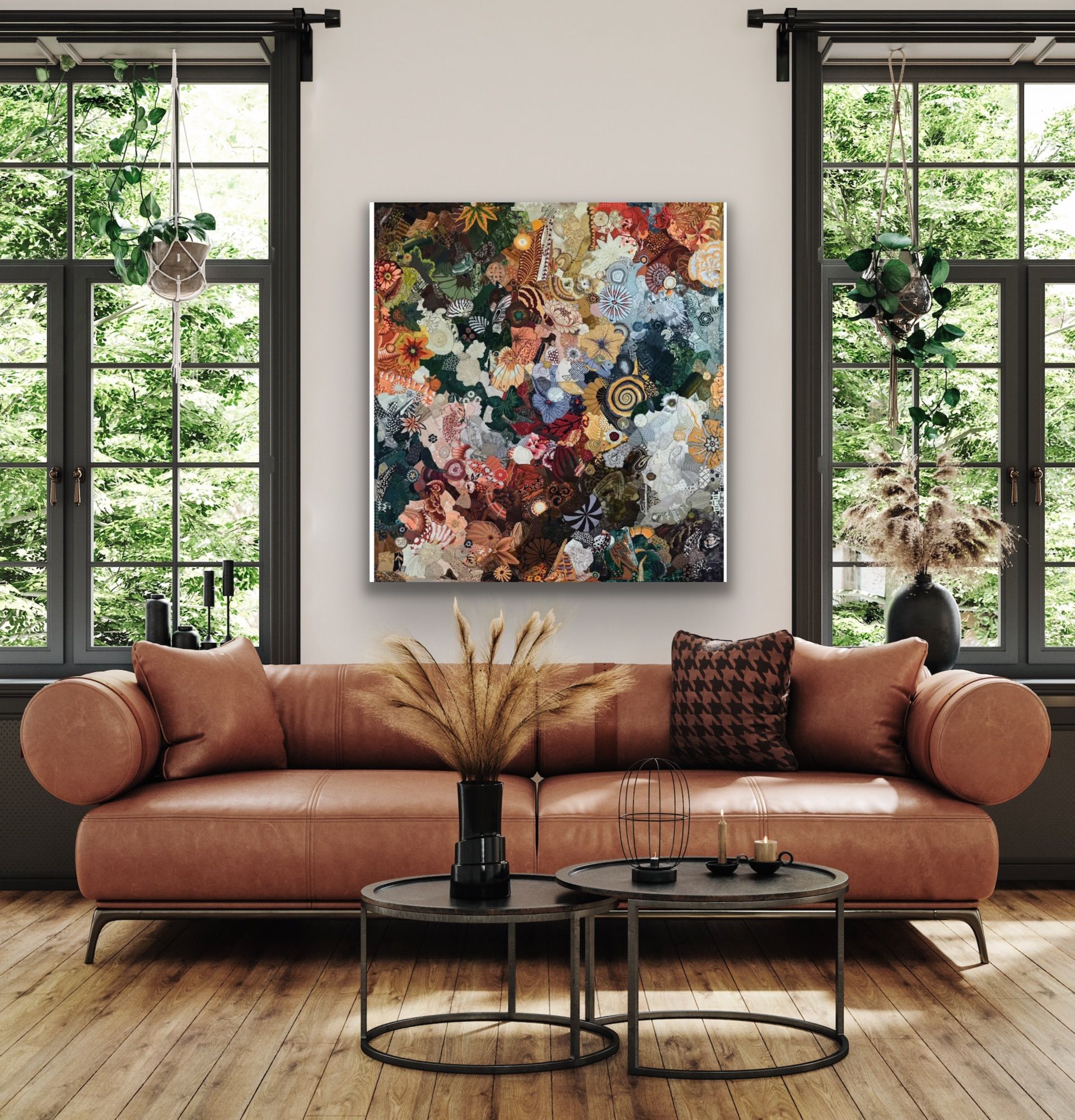 Collage Quilt Gallery Studio Carly Mul Quilt Making