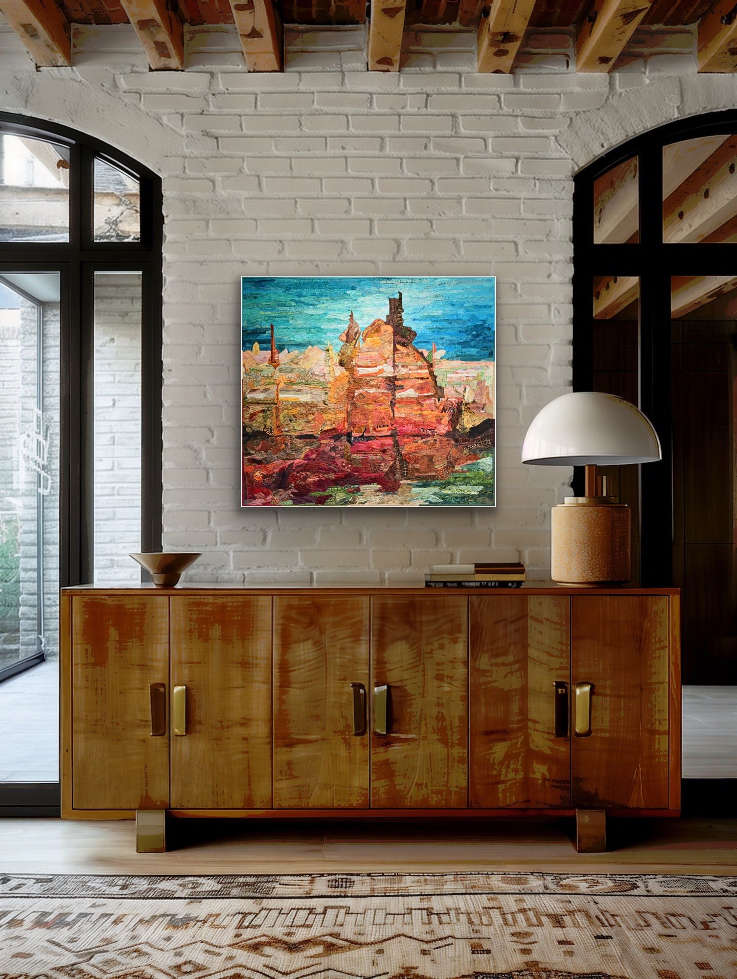 Collage Quilt Gallery Studio Carly Mul Quilt Making