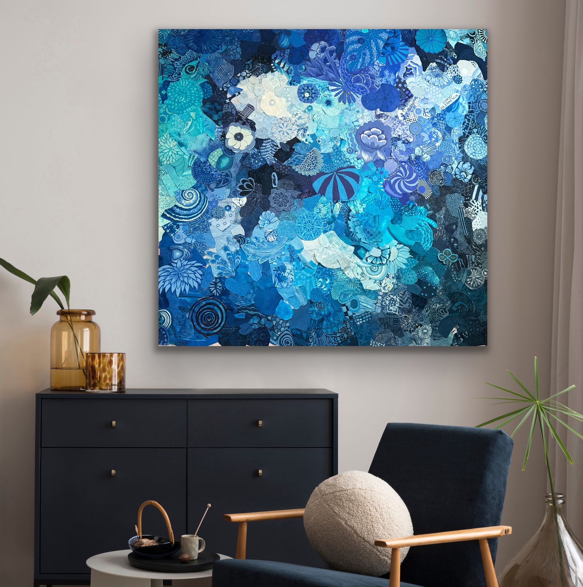 Collage Quilt Gallery Studio Carly Mul Quilt Making