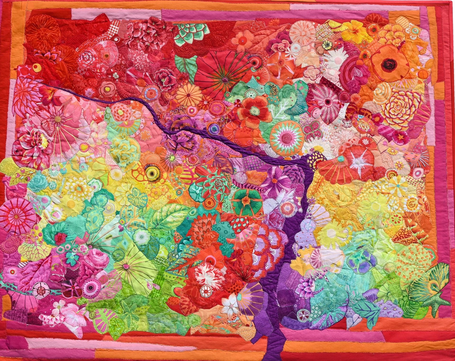 Collage Quilt Gallery Studio Carly Mul Quilt Making