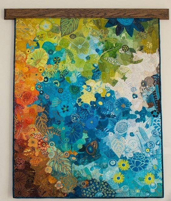 Collage Quilt Gallery Studio Carly Mul Quilt Making