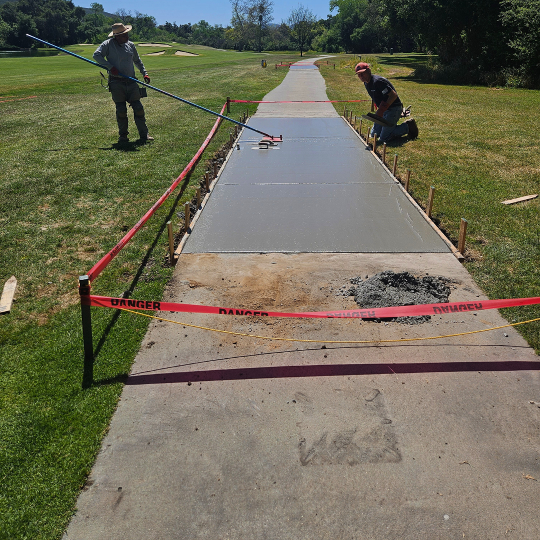 Golf Course Maintenance in May