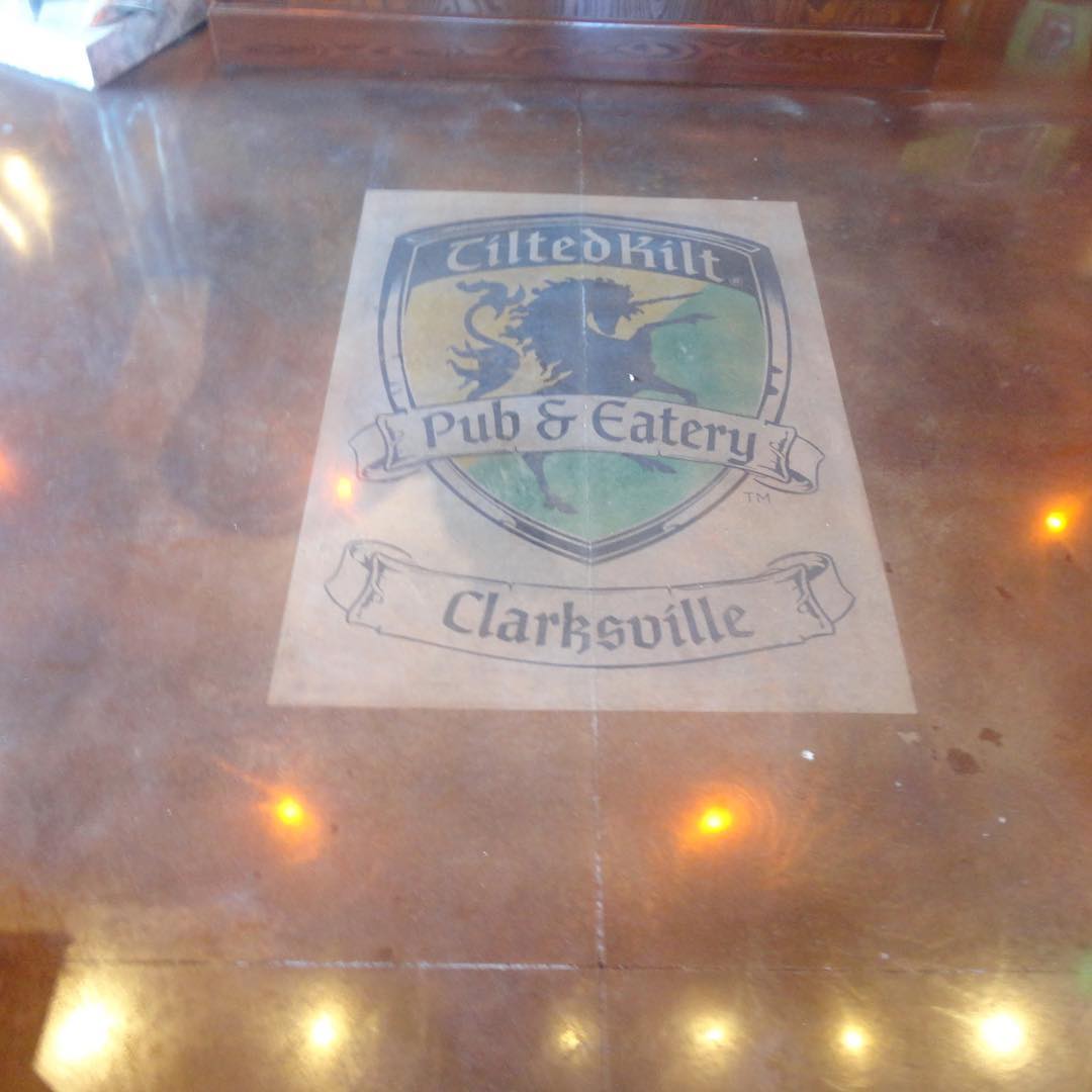 Floor Logo Overlays Nashville TN | Unique-Crete Designs
