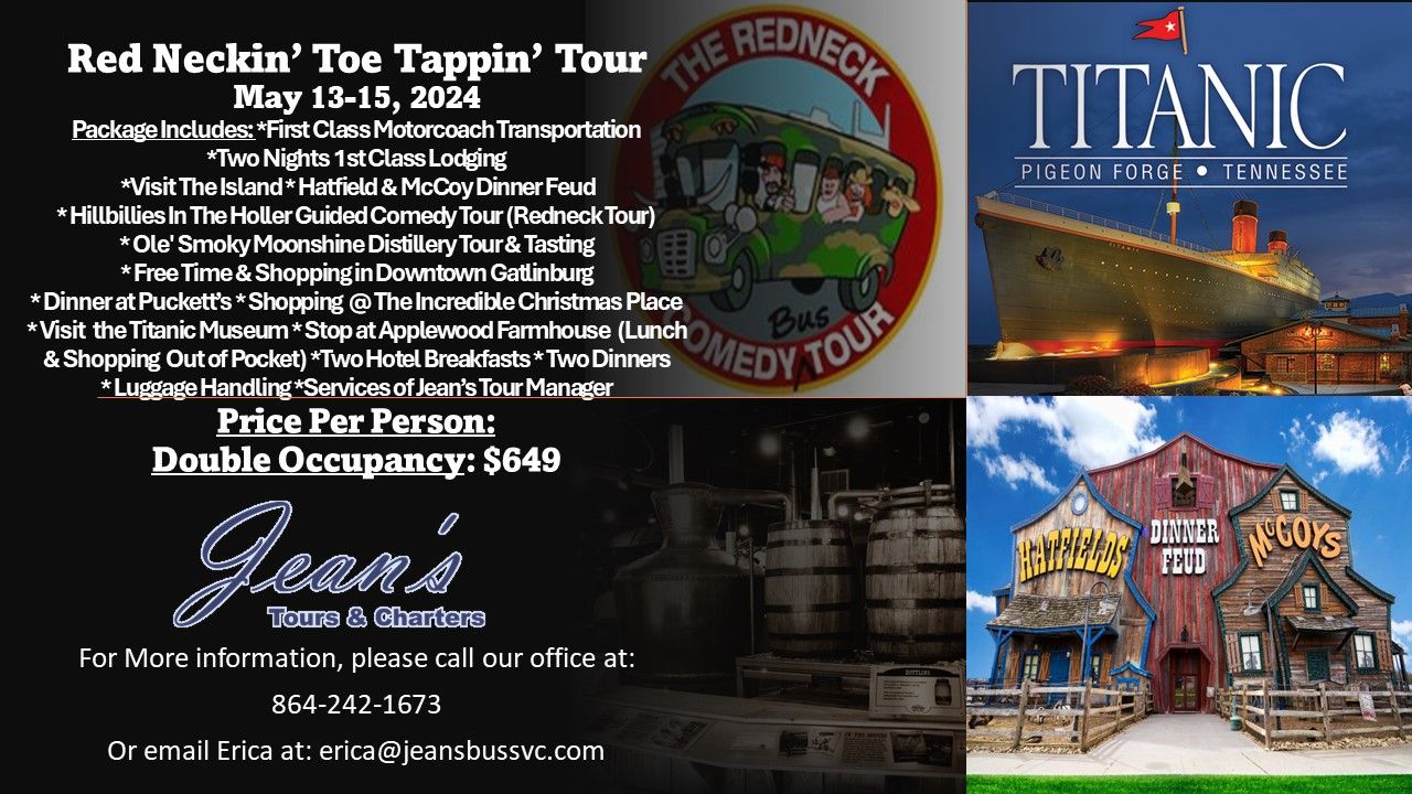 Our Tours | Jean’s Bus Service Inc.