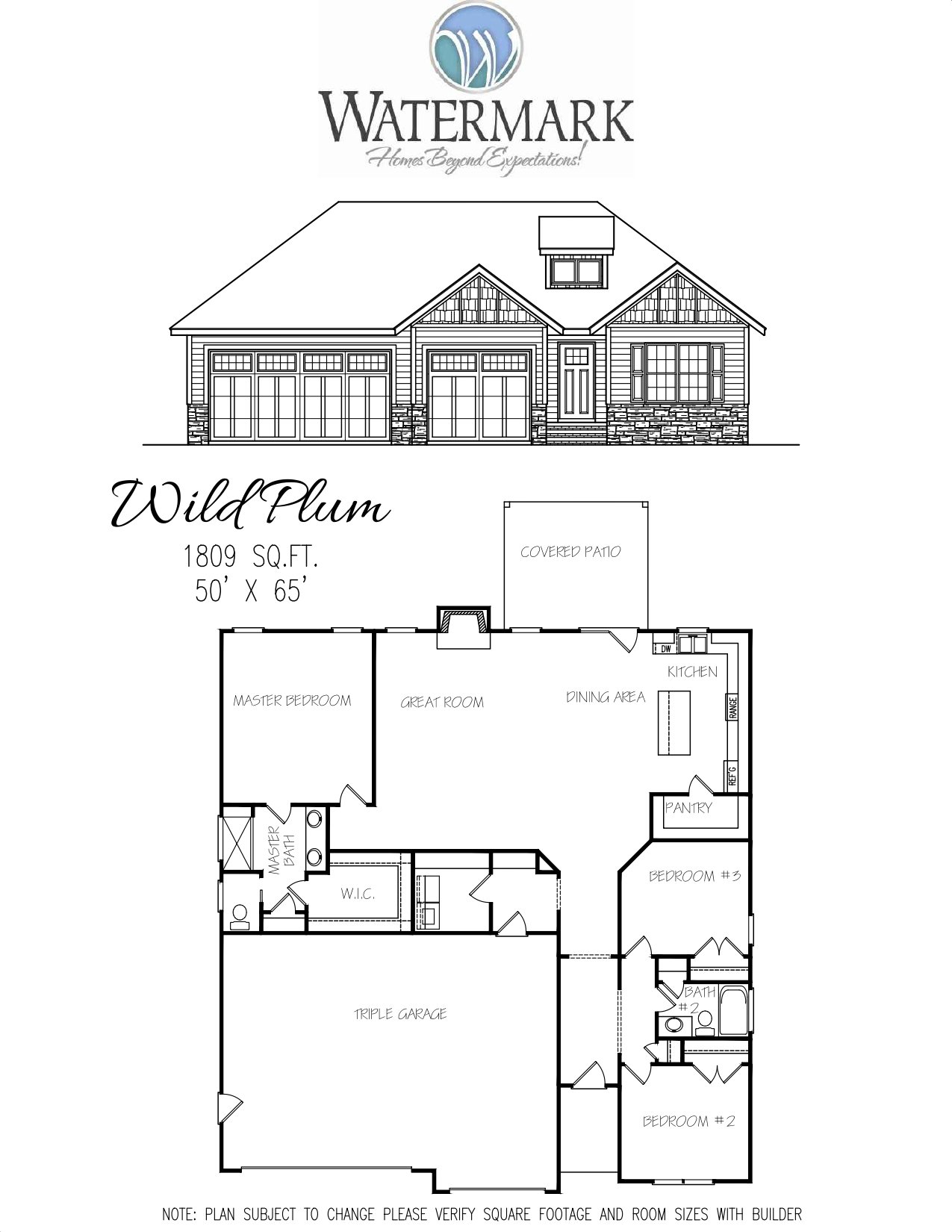 Floor Plans | Watermark Homes | Benson, NC
