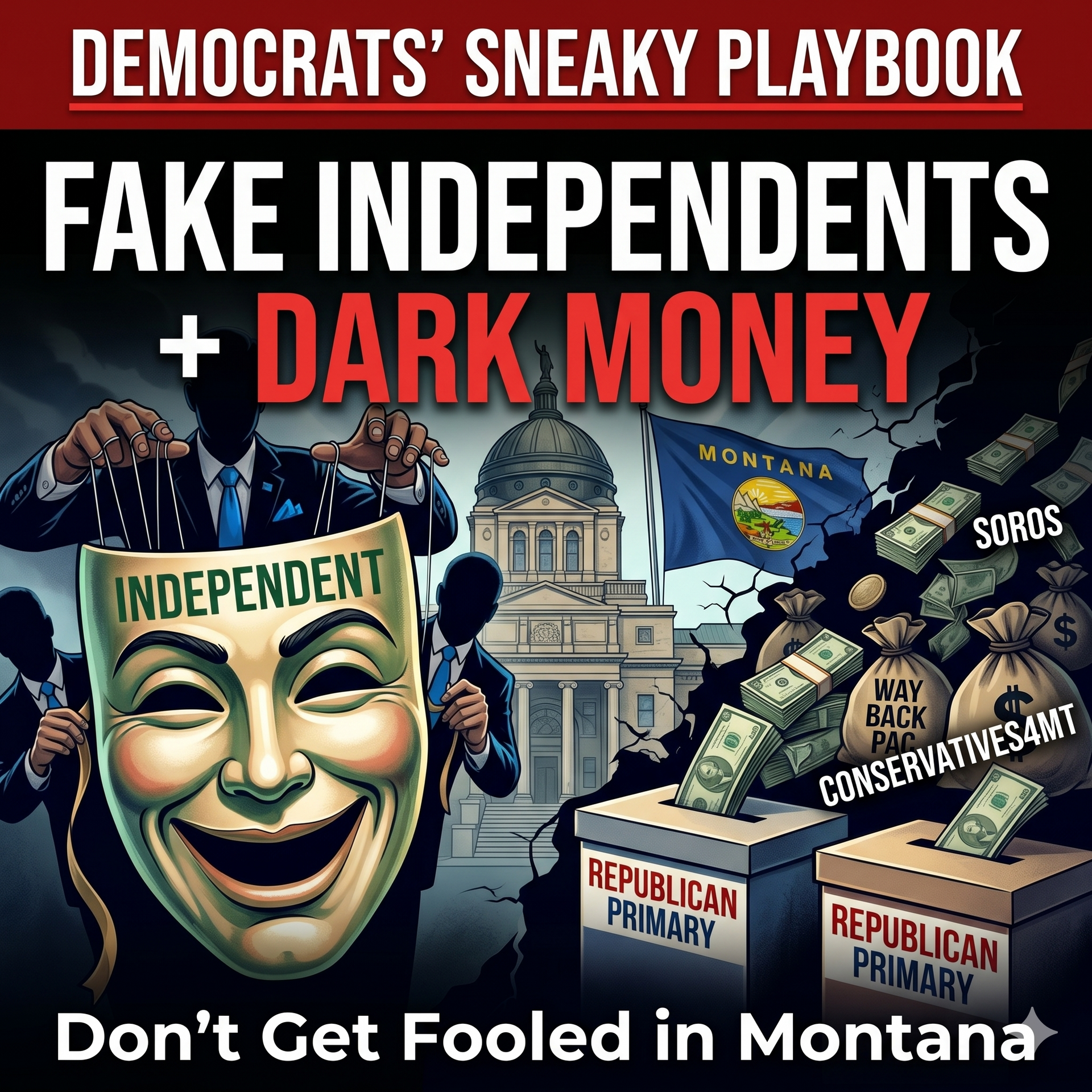 Democrats’ Sneaky New Playbook in Montana: Fake Independents & Dark ...
