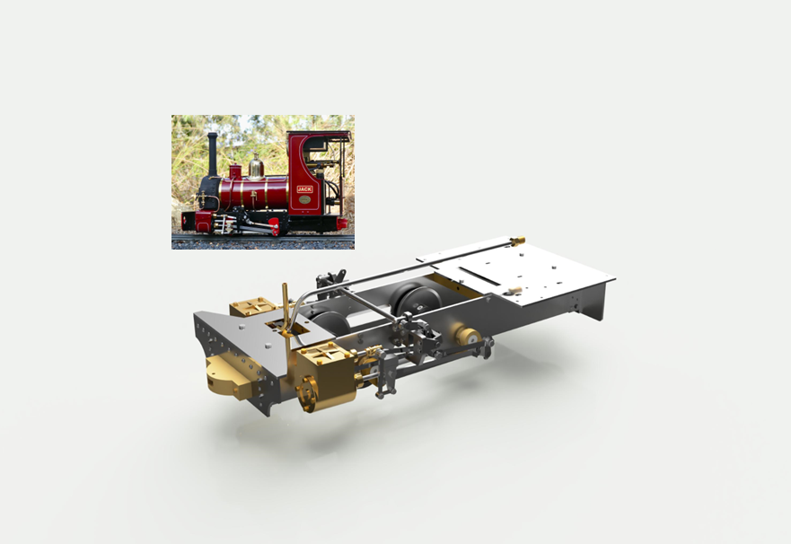 7/8ths Scale Hunslet 'Jack' Chassis Kit - Gas