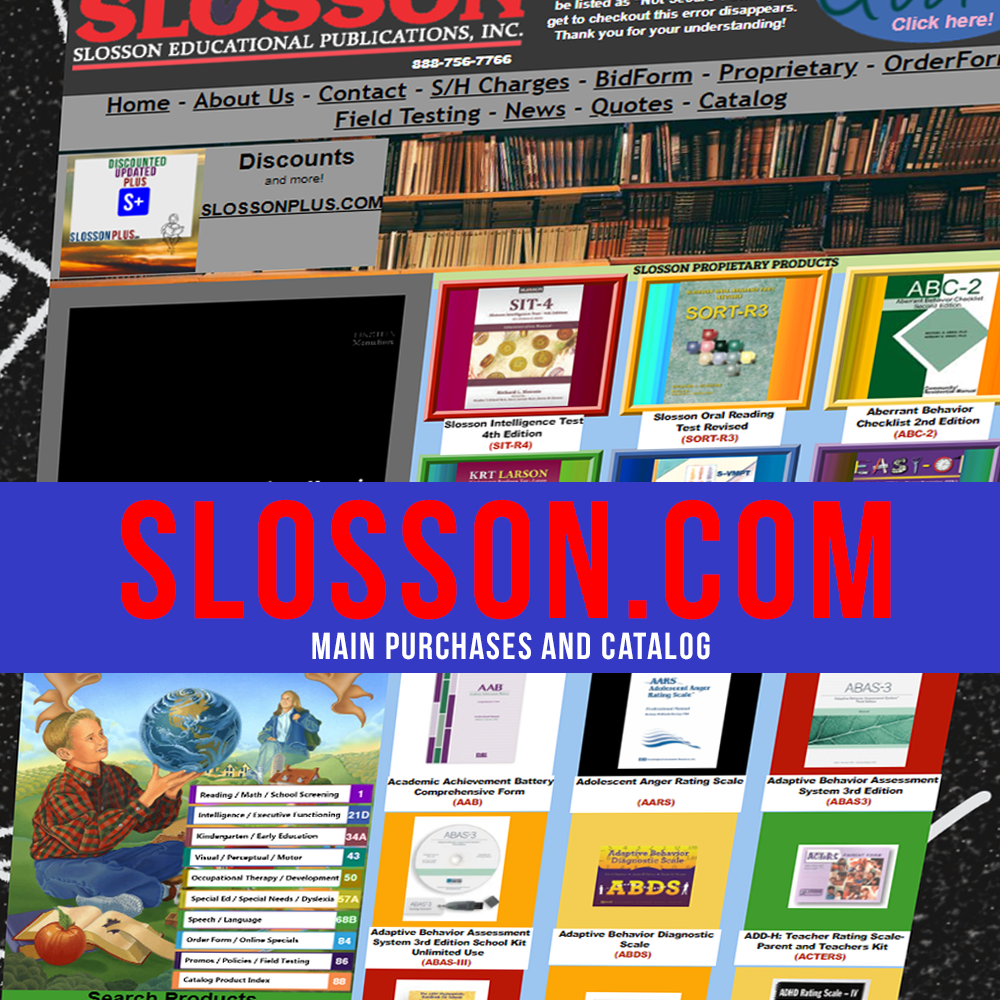 Slosson Educational Publications' SLOSSON PLUS