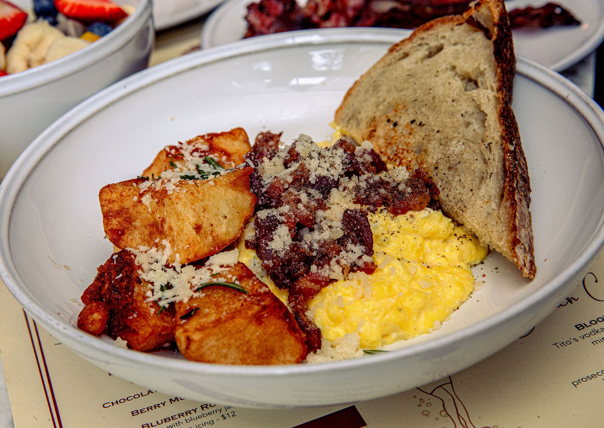 Our Brunch Menu - Prima Boston Italian Steakhouse