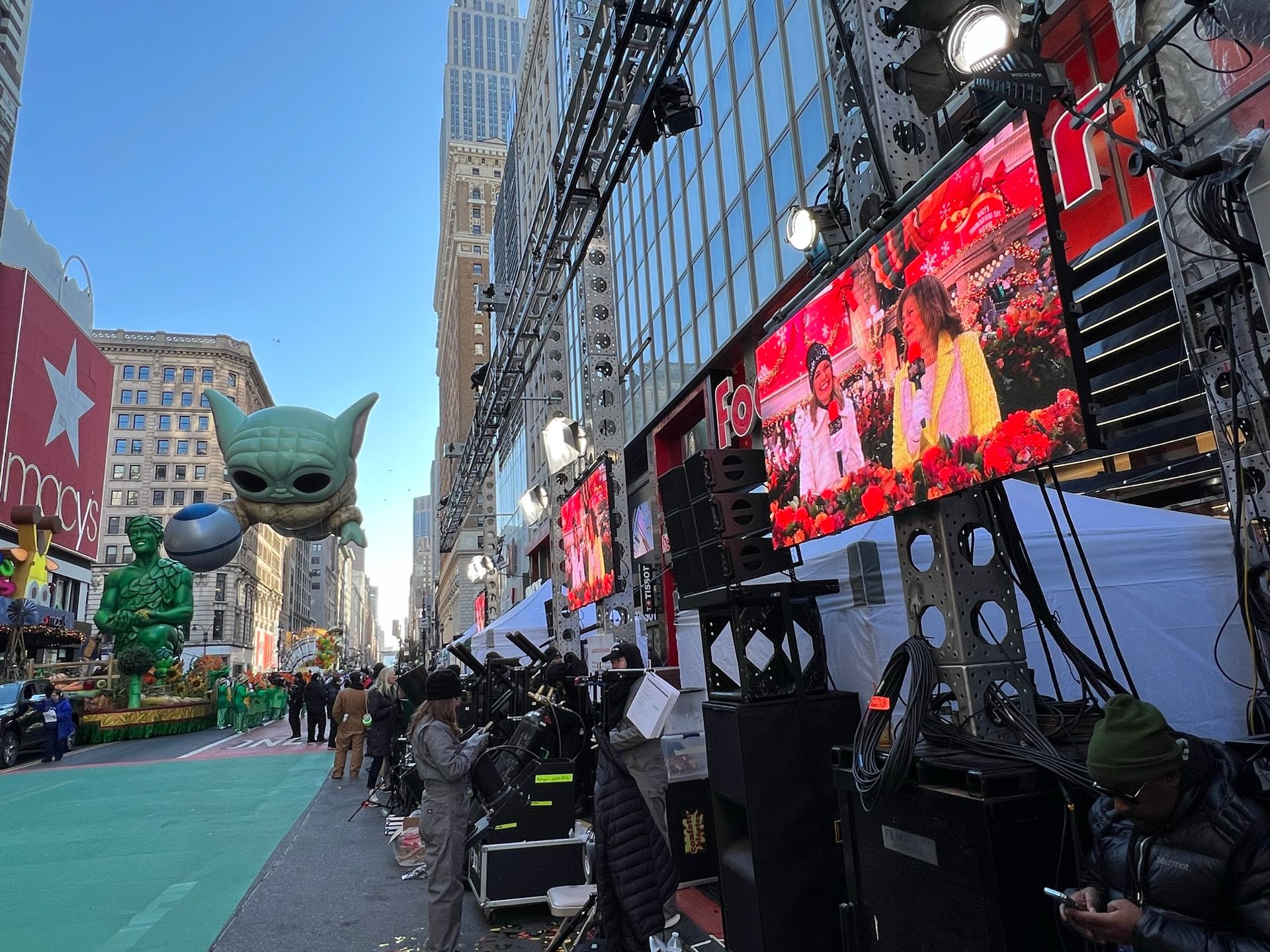 Thanksgiving Day Parade with LED Display Technology