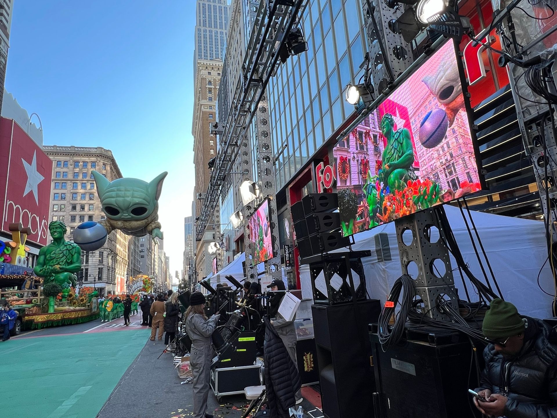 Thanksgiving Day Parade with LED Display Technology