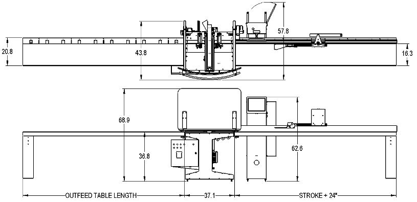 RazorGage - APS - AutoPusher Automatic Optimizing Saw