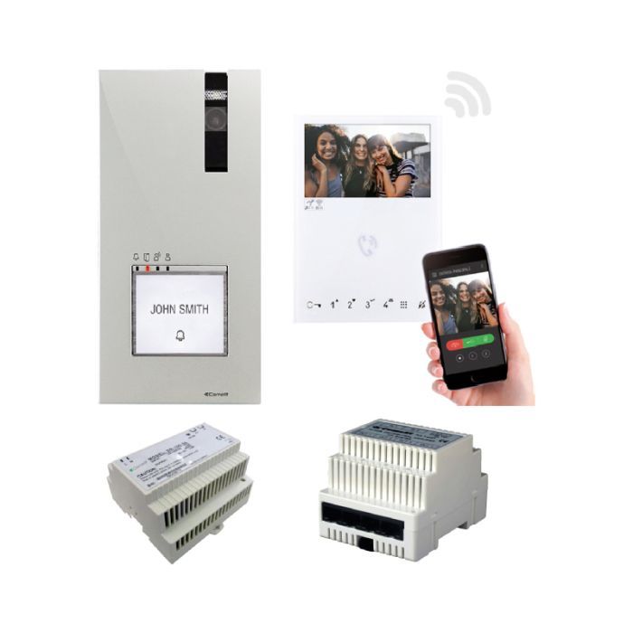 Comelit IP Video Entry Kit using the new IP Quadra Entrance Panel and ...