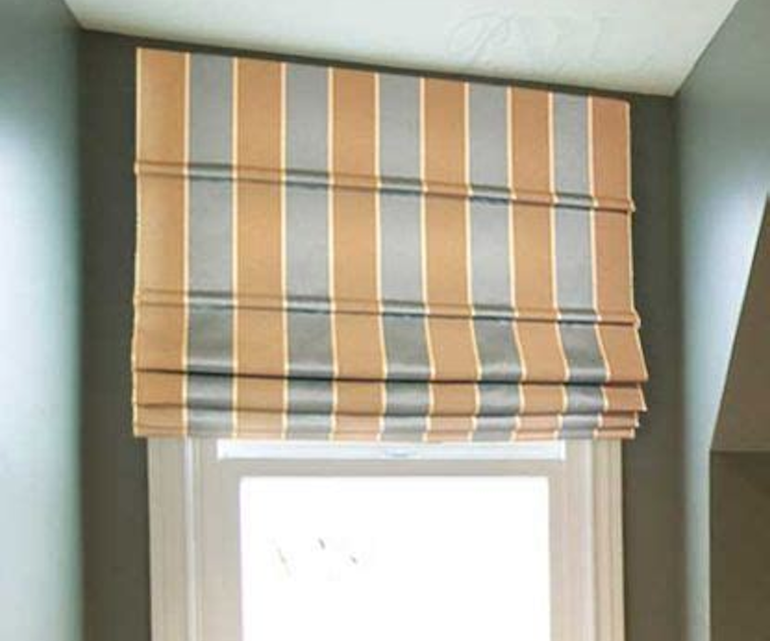 Custom Roman Shades Denver | Flat/Slatted Roman Shades