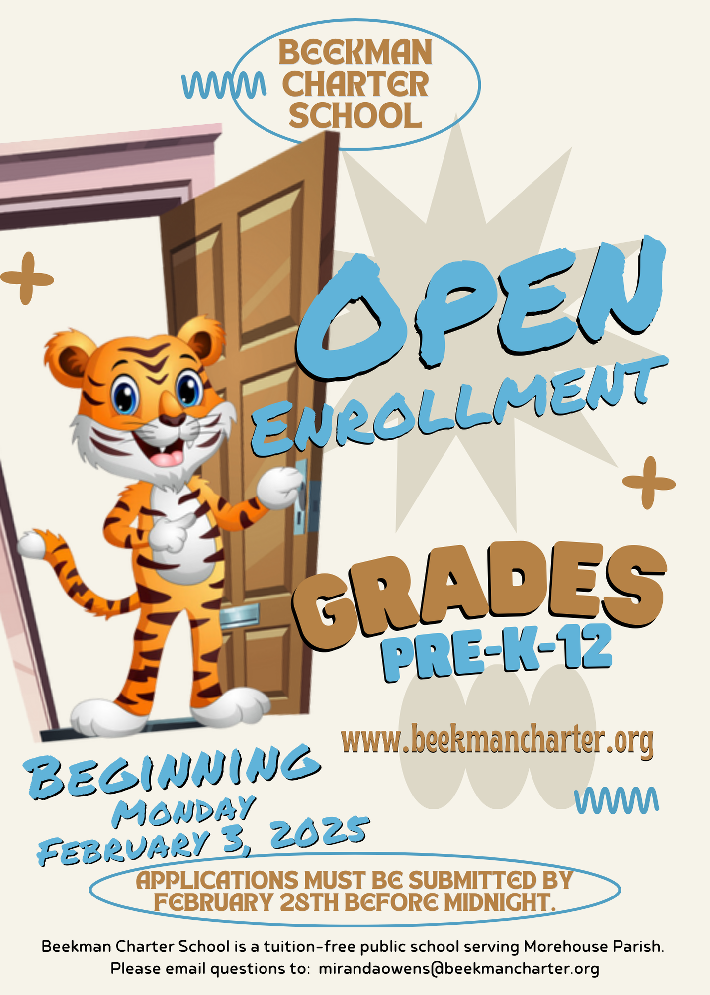 Charter School Enrollment | Beekman Charter School | Bastrop, LA