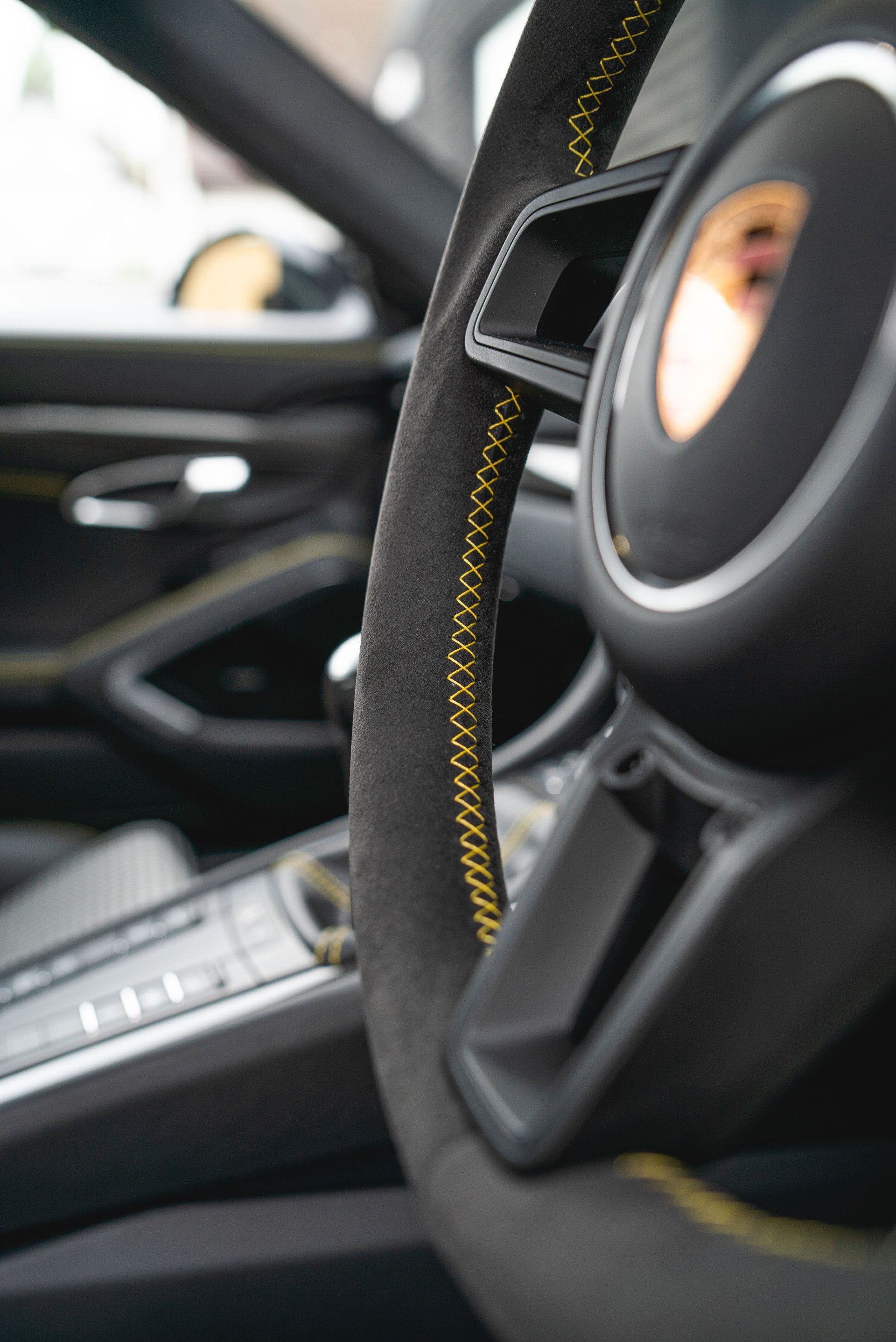 Porsche 911 GT3 Steering Wheel Retrim