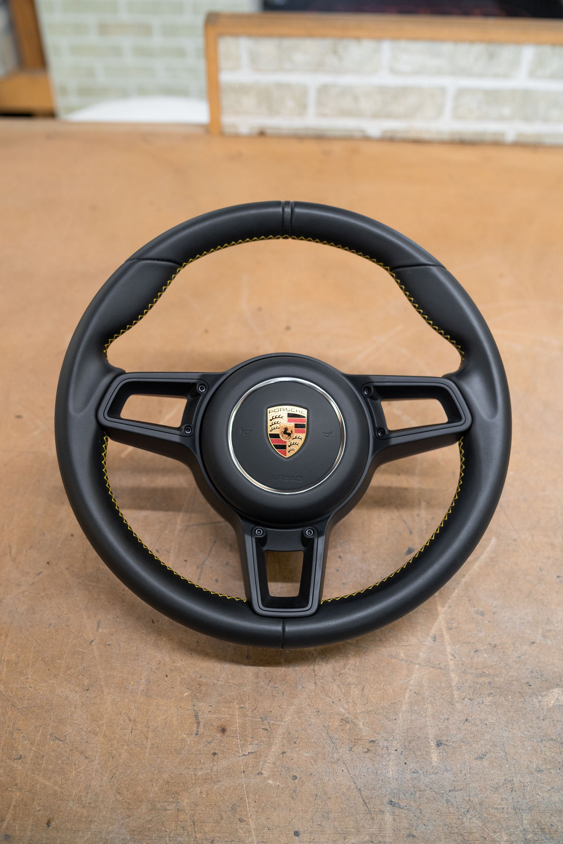 Porsche 911 GT3 Steering Wheel Retrim