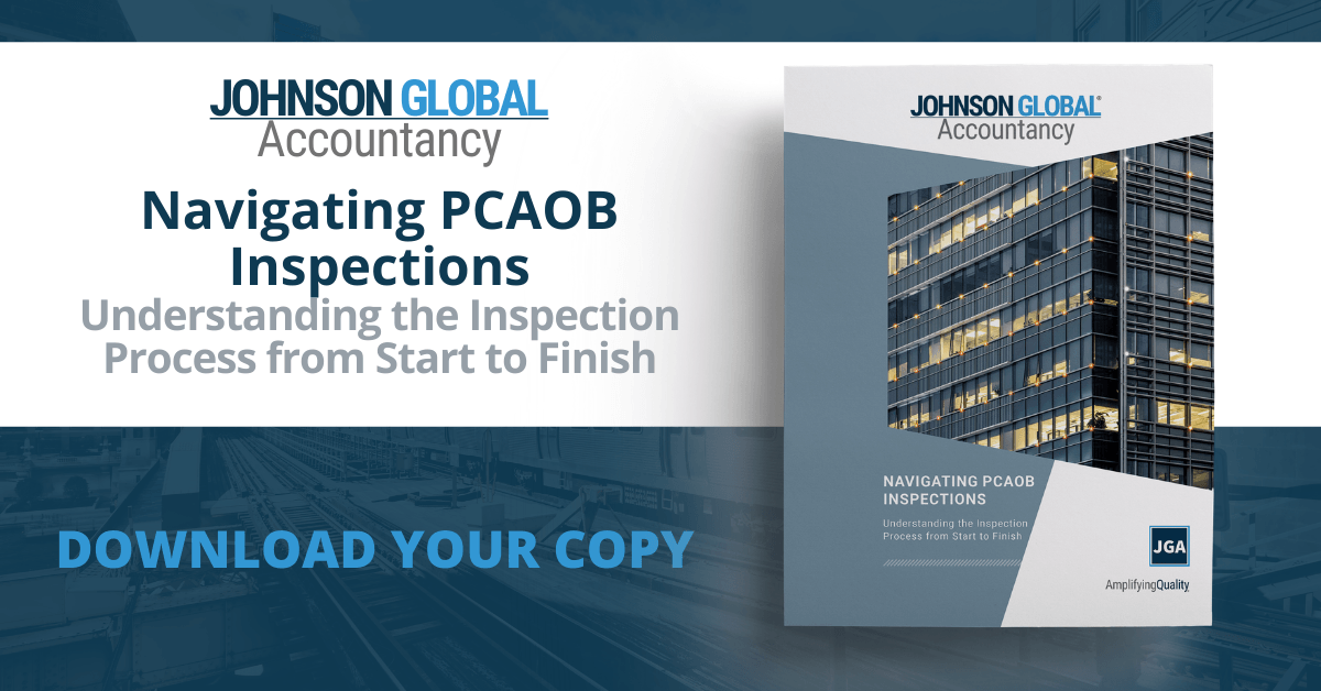 Johnson Global Accountancy Releases Whitepaper to Help PCAOB-Registered ...