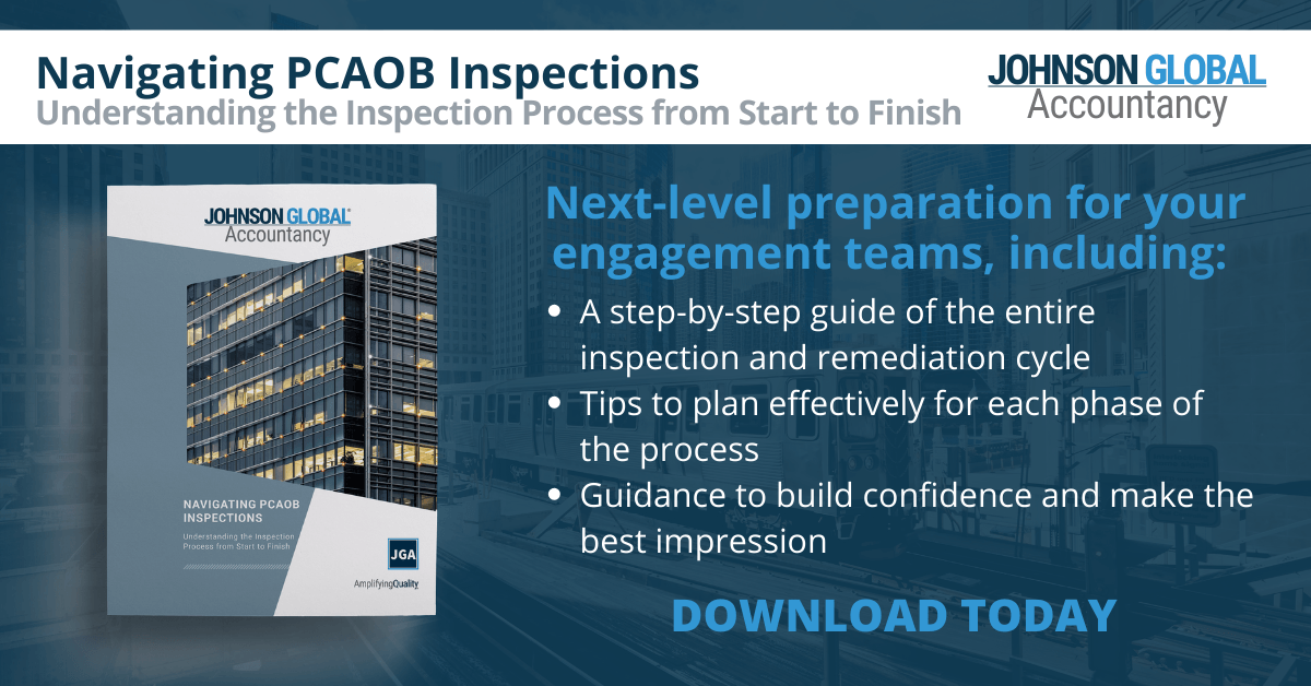 JGA Navigating PCAOB Inspections