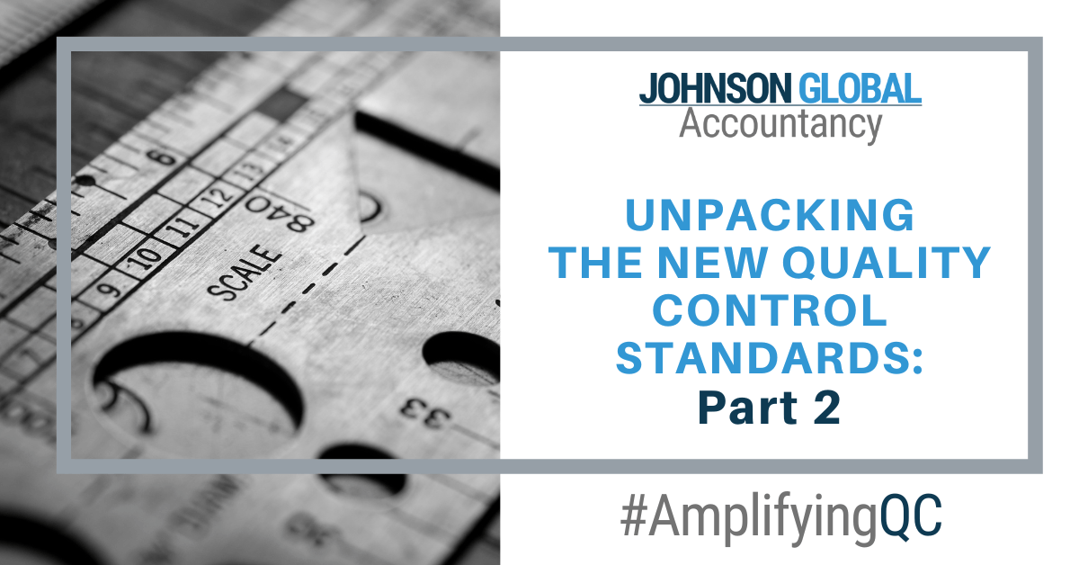 Unpacking the New Quality Control Standards: Part 2