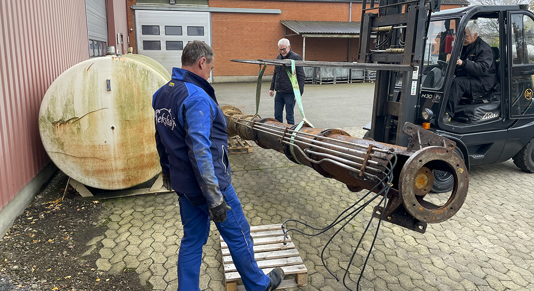 Drainage pump is changed after 71 years