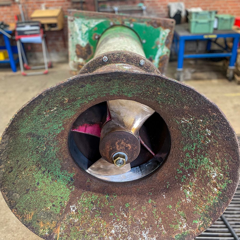 French pumps restored after 175.000 running hours