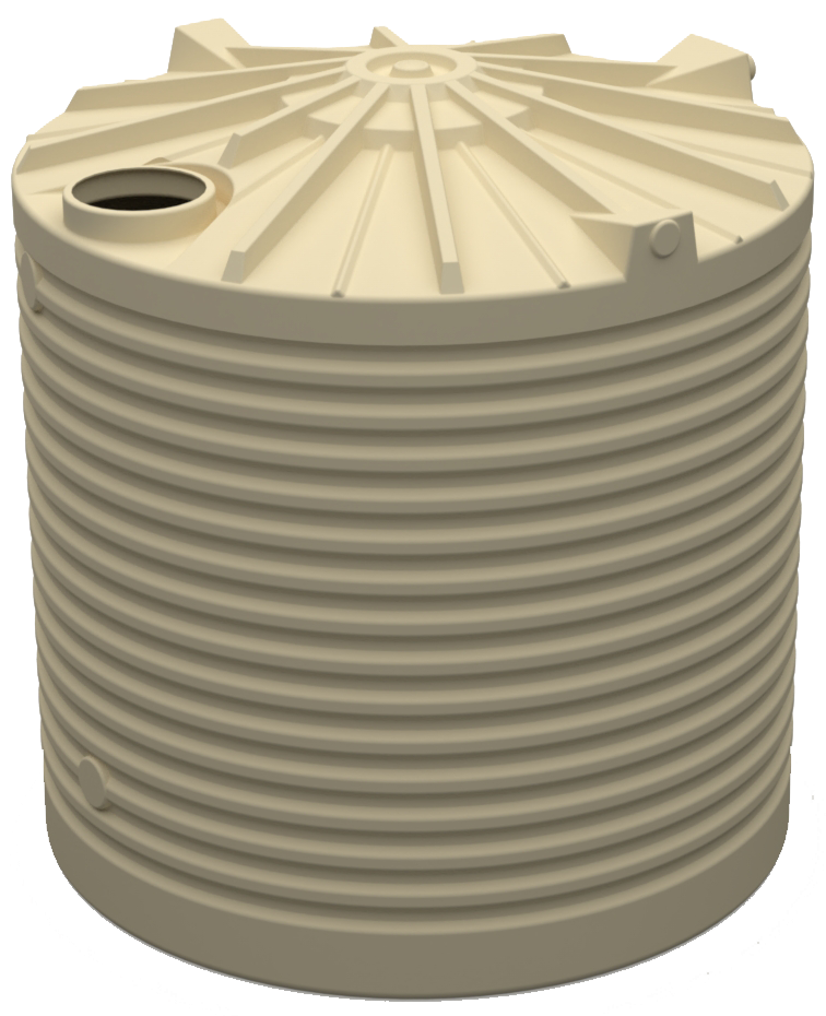Round Poly Water Tanks QLD. 7,200 Litres To 15,000 Litres.