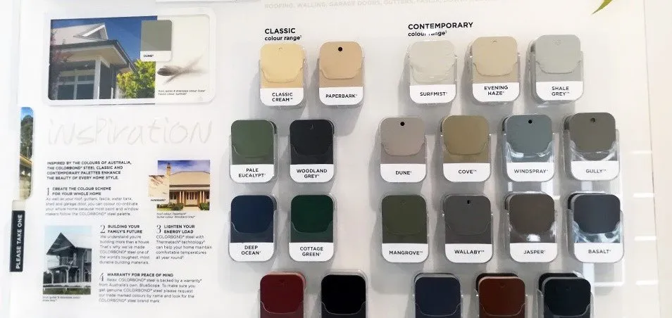 Stronghold Tanks - Water Tank Colour Choices.