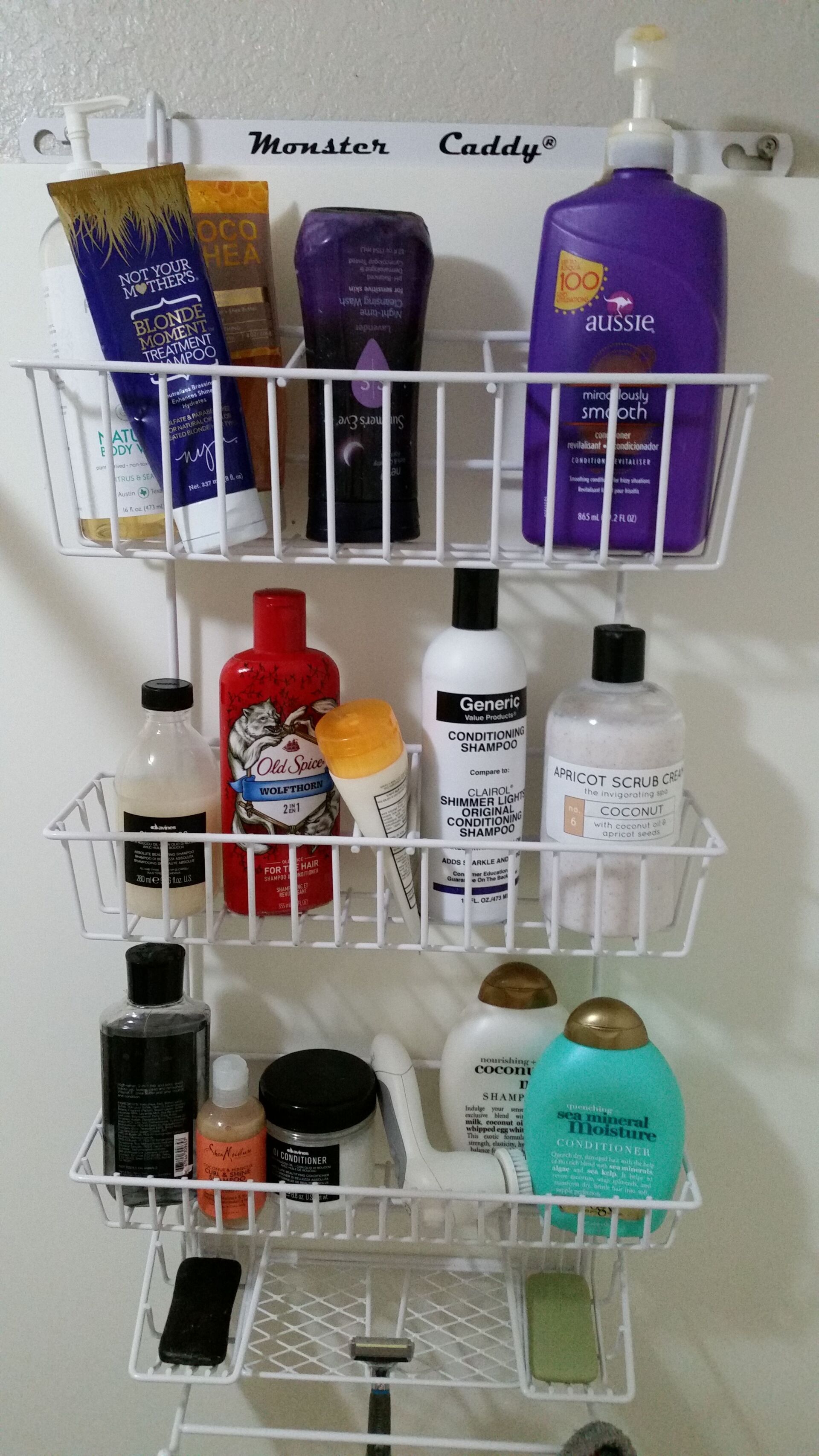 Monster Caddy | The shower caddy the holds all your stuff