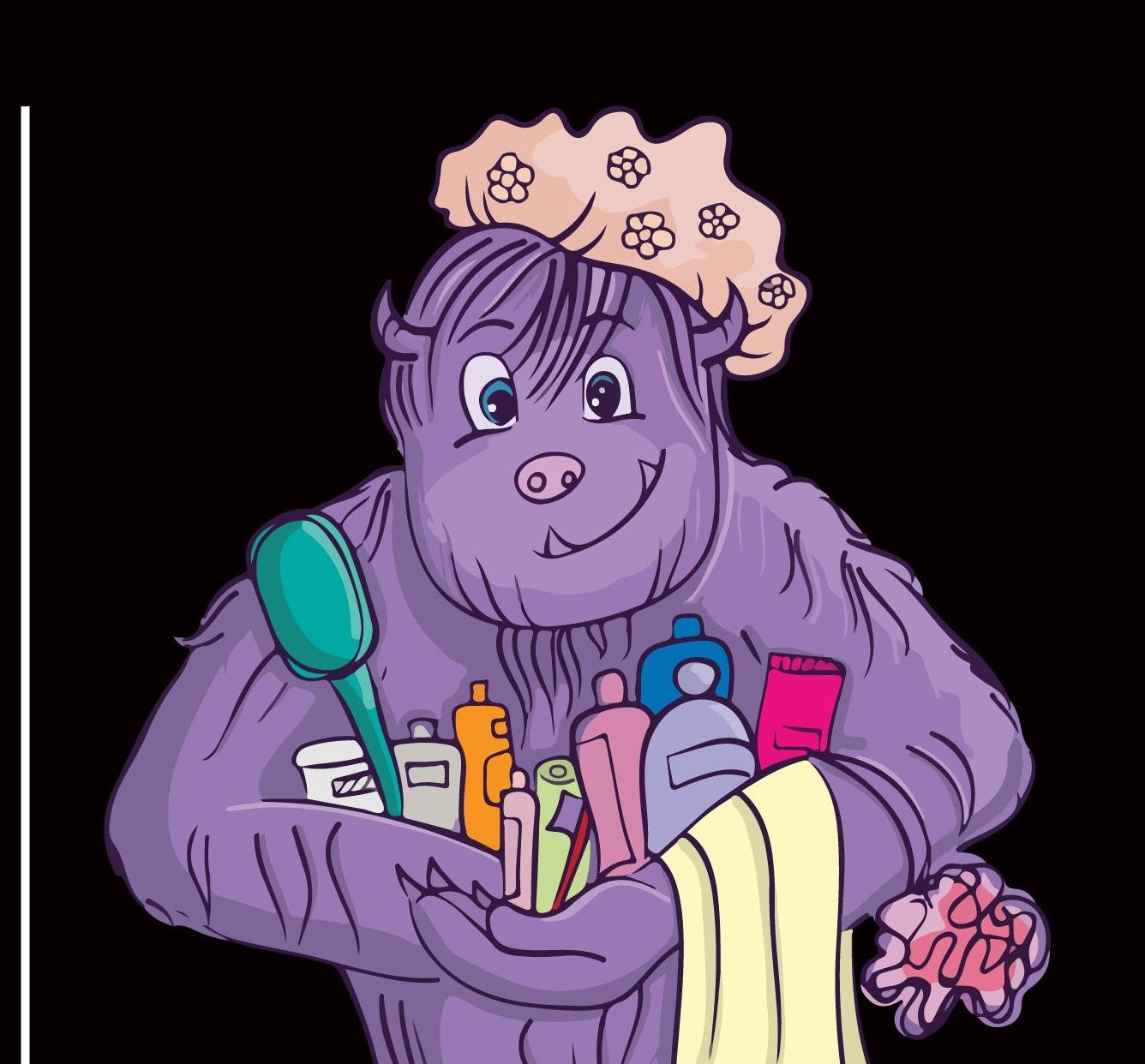 Monster Caddy | The shower caddy the holds all your stuff