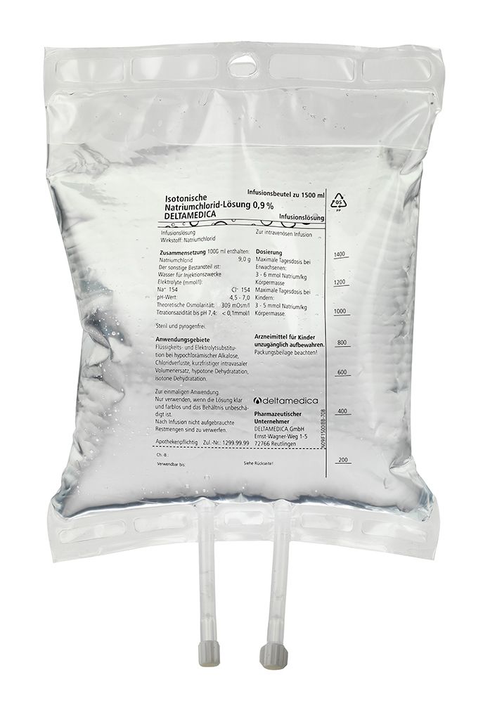 Isotonische Natriumchlorid-Lösung 0,9% / Kochsalzlösung