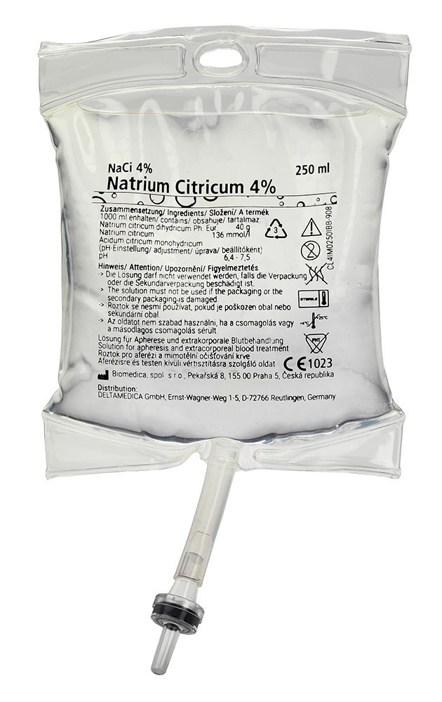 Natrium Citricum 4% - Citratlösung von Deltamedica