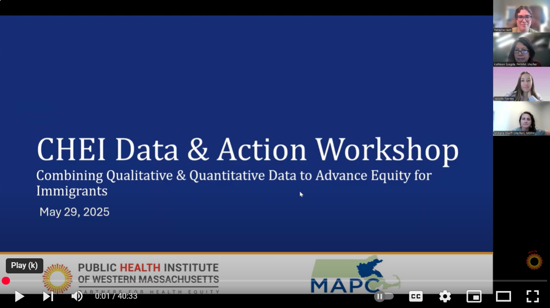 PHIWM Project: Community Health Equity Initiative