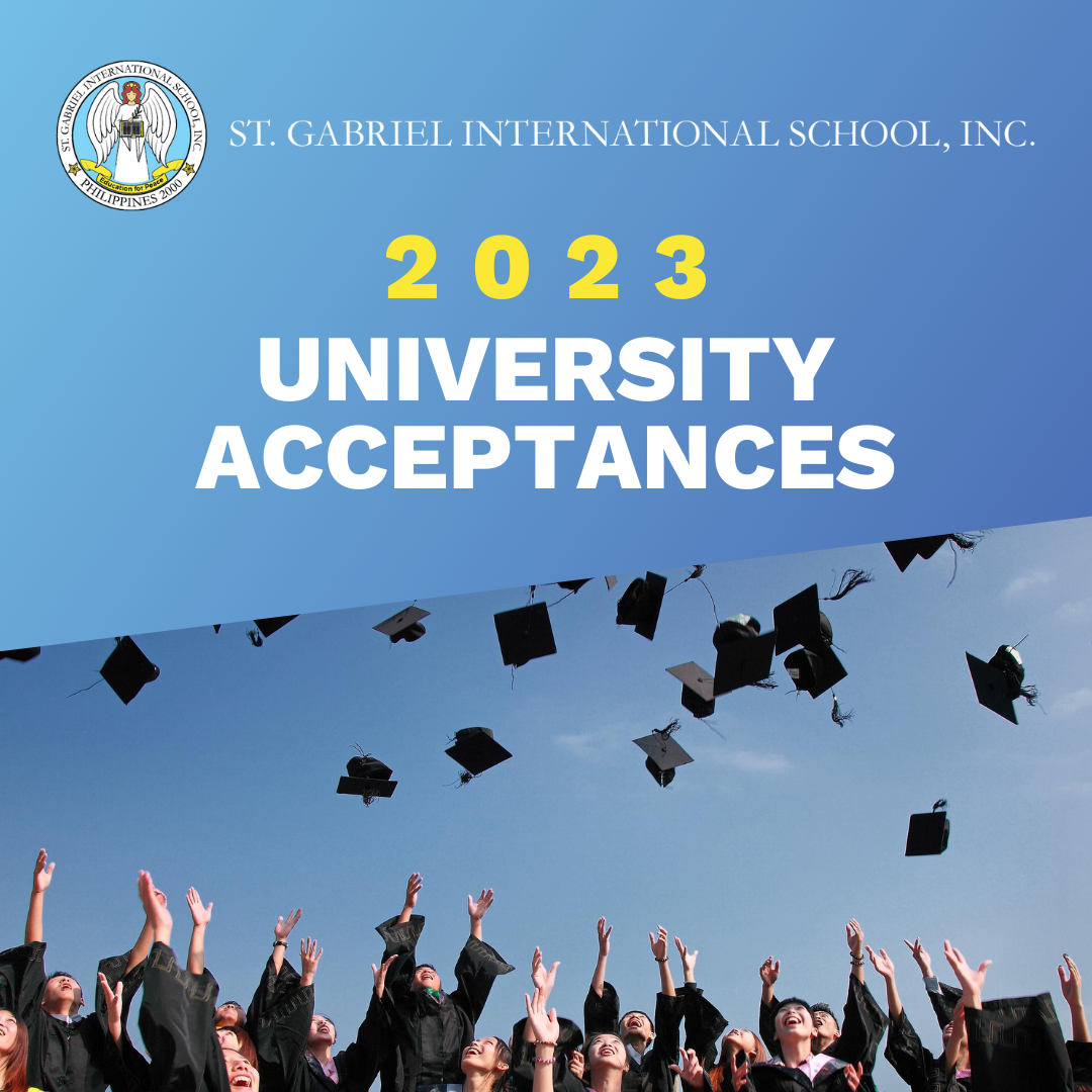 2023 University Acceptances